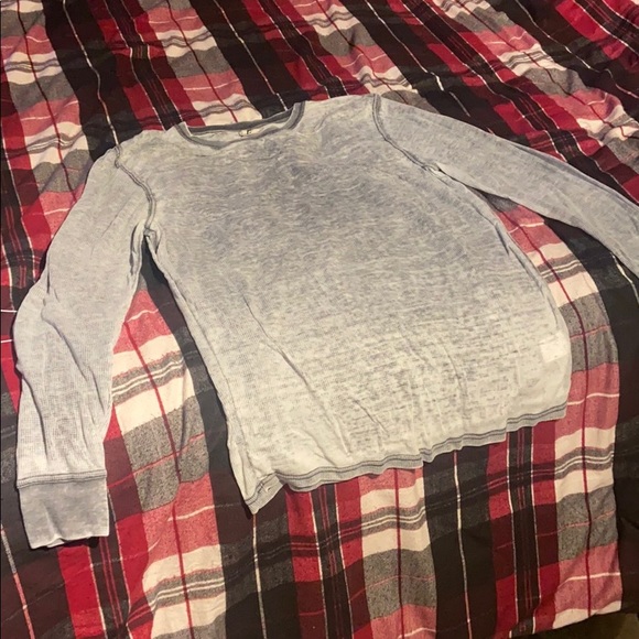 Colorfast | Shirts | Colorfast Greytowhite Long John Type Shirt | Poshmark